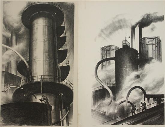 James E. Allen | 2 works: INDUSTRIAL VIEWS | MutualArt