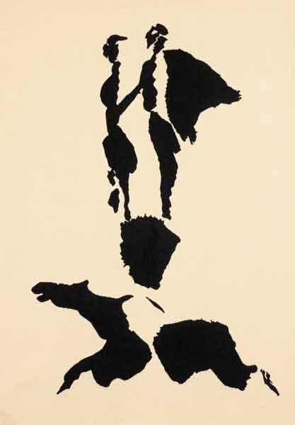 Louis Le Brocquy | THE TAIN - BATTLE FIELD | MutualArt