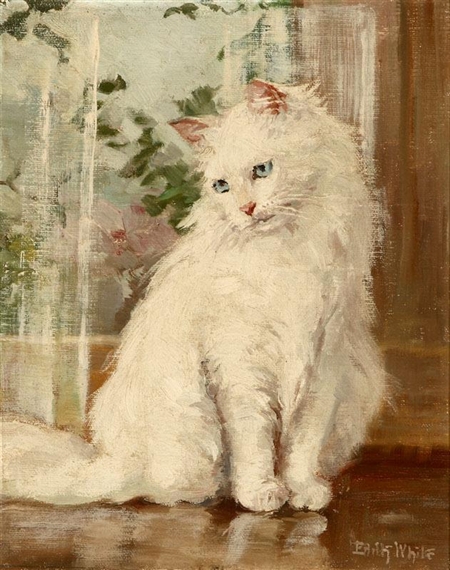 Edith White | Portrait of the Artist's Cat | MutualArt