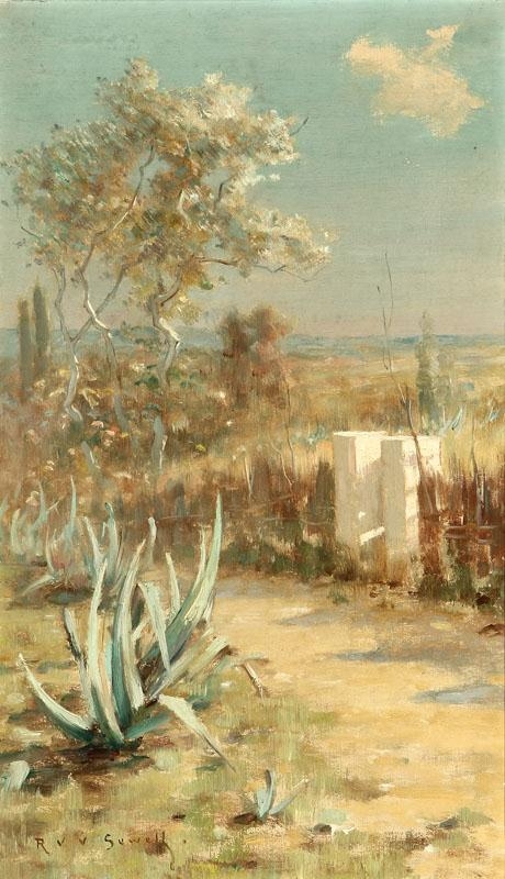 Robert van Vorst Sewell | Garden Gate in a Southwest Landscape | MutualArt