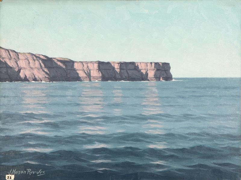 Joseph Mason Reeves Jr. | Coastal Cliffs and Reflections | MutualArt