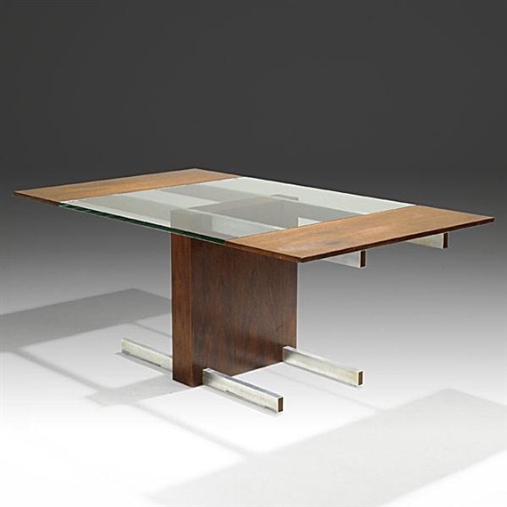 Vladimir Kagan | Cubist extension table | MutualArt