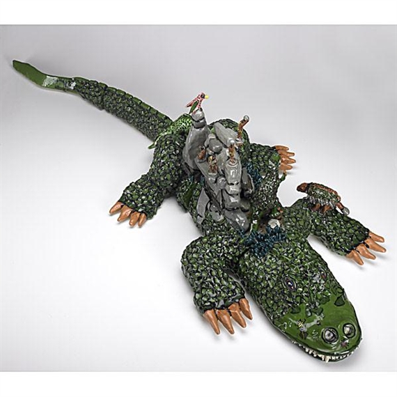 Bill Stewart | Glazed ceramic five-piece sculpture (1973) | MutualArt