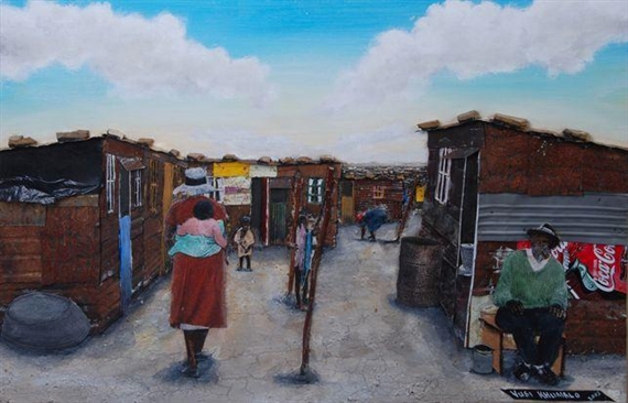 Vusi Khumalo | BHAMBAYI INFORMAL SETTLEMENT (2002) | MutualArt