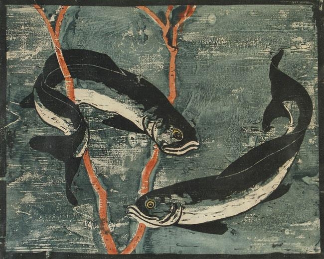 Jacob Pins | Fish (1950) | MutualArt