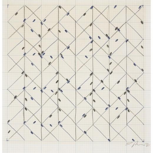 Larry Poons | Untitled (Study for Painting) (1961) | MutualArt