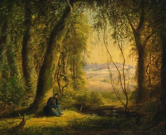 James Hope | Civil War Soldier at Rest | MutualArt