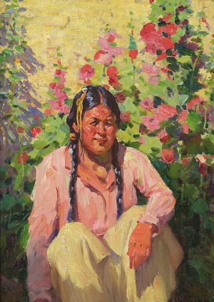 Joseph Henry Sharp | Weasel Tail | MutualArt