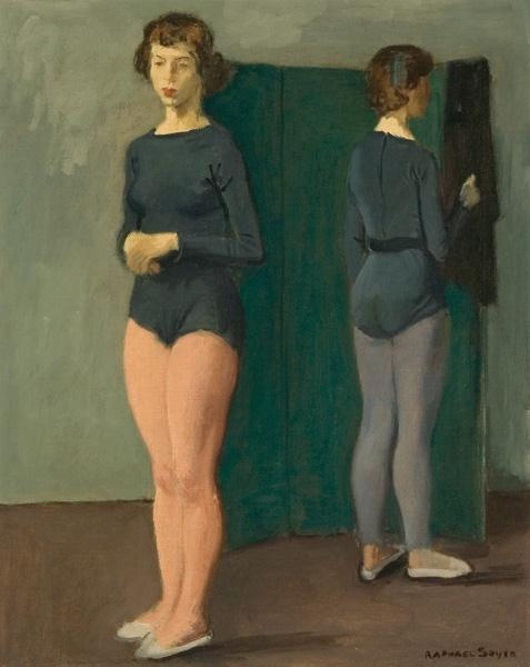 Raphael Soyer | Dancers Waiting | MutualArt