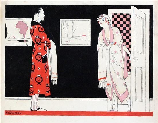 Cardwell Higgins | Waiting for the Bathroom | MutualArt