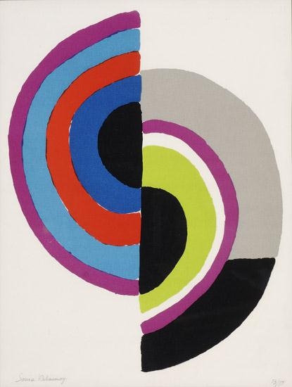 Sonia Delaunay | Circle shaped composition | MutualArt