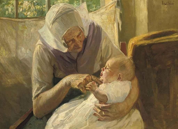 Hendrik Maarten Krabbé | Grandmother: domestic bliss | MutualArt