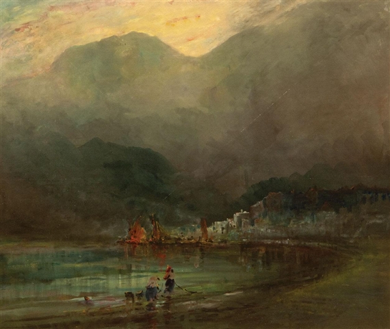 Blythe Fletcher | Italian Harbour Scene | MutualArt