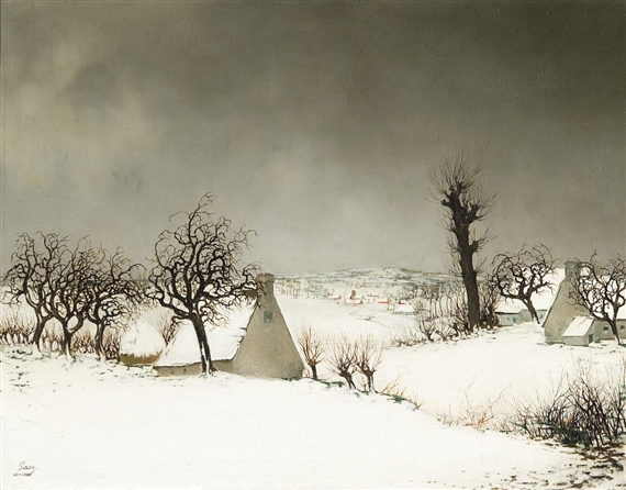 Leo Piron | SNEEUWLANDSCHAP | MutualArt