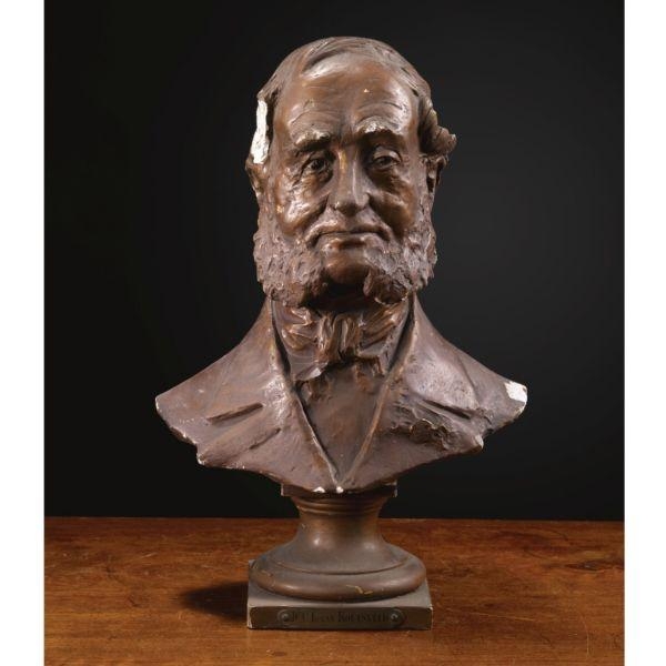 Charles Van Wijk | PORTRAIT BUST OF DS. C.E. VAN KOETSVELD (Late 19th ...