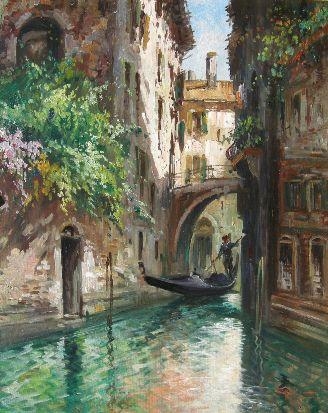 Giovanni Guidotti | STEERING THE GONDOLA | MutualArt