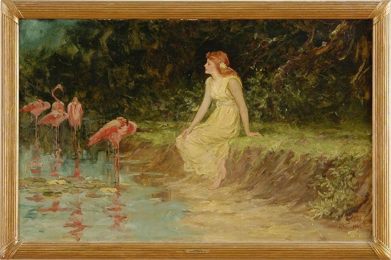 Frederick Stuart Church | Young Flora Maiden (1909) | MutualArt