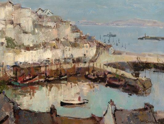 Johannes Korthals | A view of the harbour of Moorehead | MutualArt