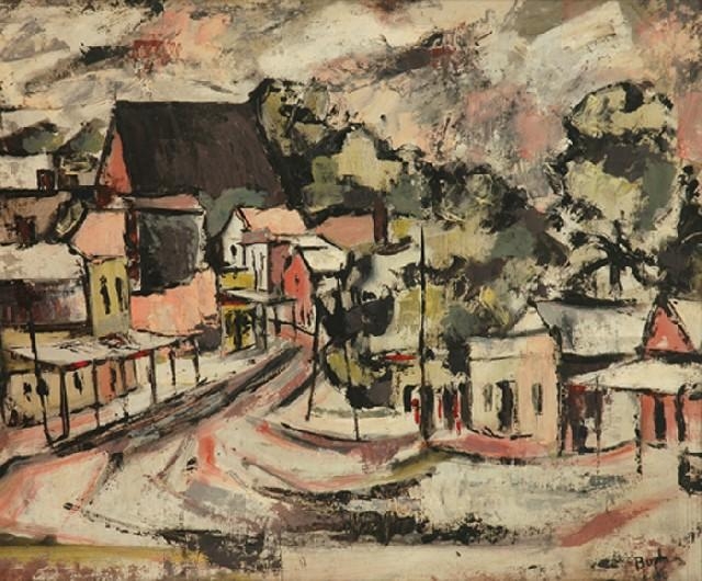 Charles Bush | Street Scene | MutualArt
