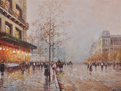 Pierre Bonnard | Paris street scene | MutualArt