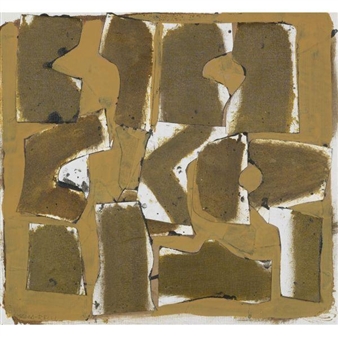 Conrad Marca-Relli | Untitled (X-M-8-70) (1970) | MutualArt