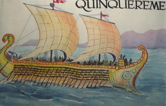 Walter Whall Battiss | QUINQUEREME (1932) | MutualArt
