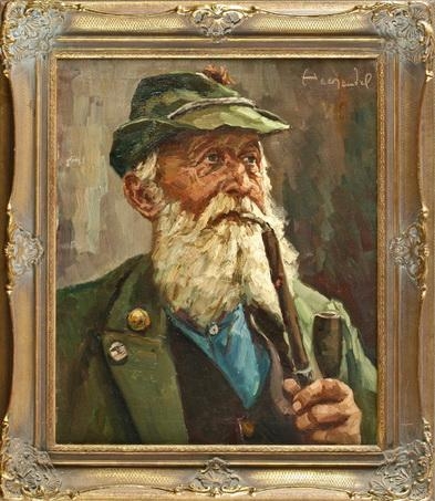 Harry Haerendel | Hunter with a Pipe | MutualArt