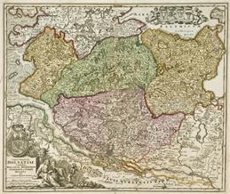 Johann Baptist Homann | Map of Holstein and Dithmarschen Tabula ...