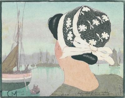 Carl Moser | Breton Fishergirl (1906) | MutualArt