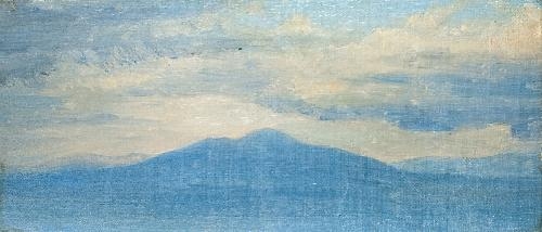 Robert Kummer | LANDSCAPE SKETCH WITH MOUNTAINS AND CLOUDS | MutualArt