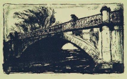 Peter Ransom | The Mauve Bridge (1985) | MutualArt