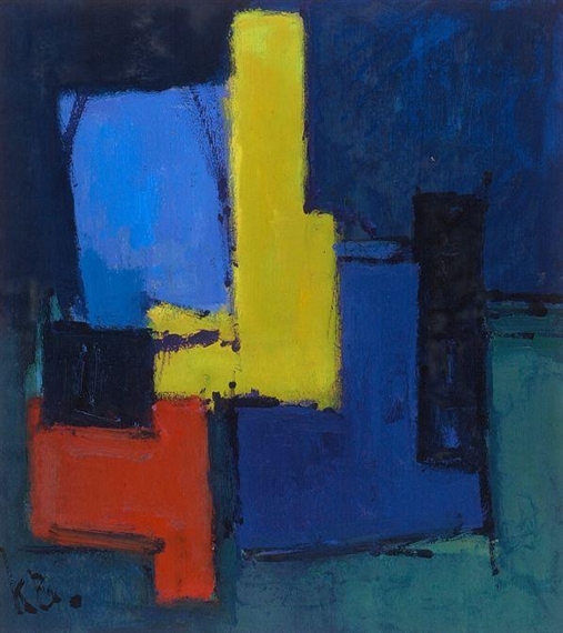 Karel Bleijenberg | 2 Works: Composition, Schoven | MutualArt
