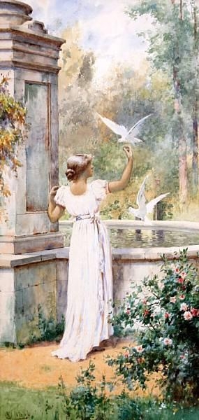Alfred Augustus Glendening Jr. | GARDEN SCENE | MutualArt