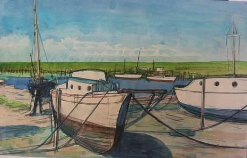 John Edward Croney | Gulls above the waves, and 4 more works | MutualArt