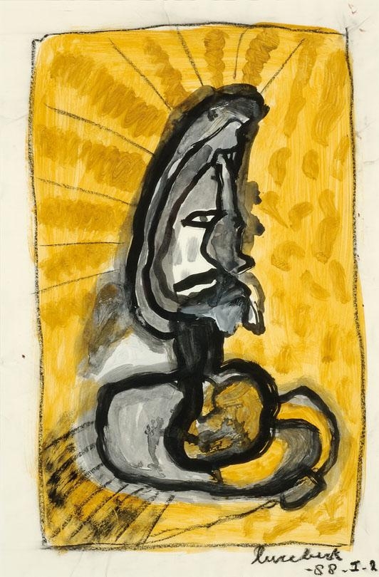 Lucebert | happy (1987 - 1988) | MutualArt