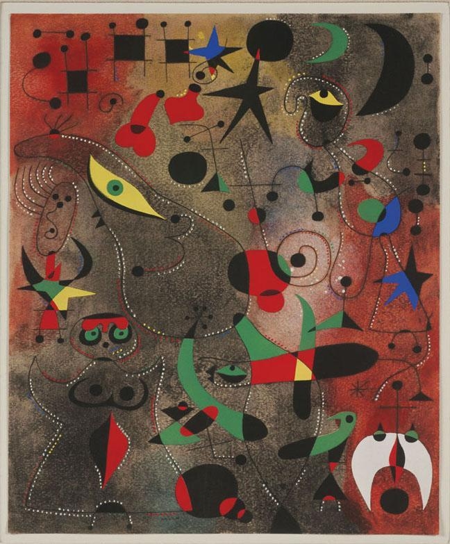 Joan Miró | Le Reveil au Petit Jour (1959) | MutualArt