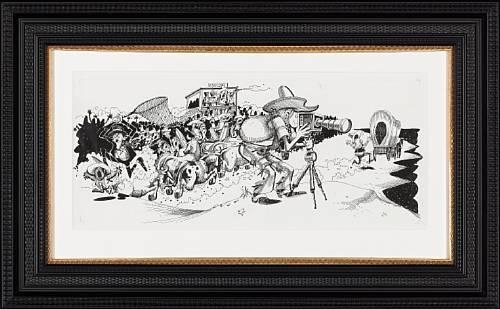 Rick Griffin | A Cartoon - Stampede! (1960s) | MutualArt