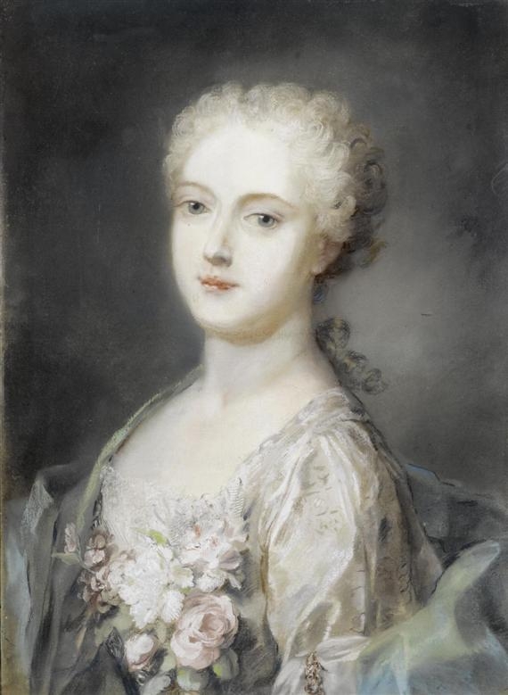 Rosalba Carriera | Portrait of the Goddess Flora | MutualArt