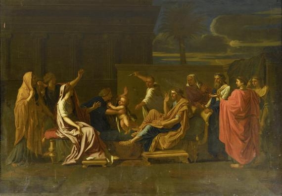 Nicolas Poussin | Moses tramples on the pharaoh's crown | MutualArt