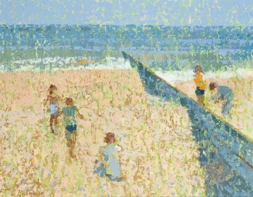 Lionel Bulmer | Beach scene | MutualArt