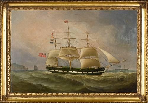 British School, 19th Century | The Harrison Line sailing ship ...