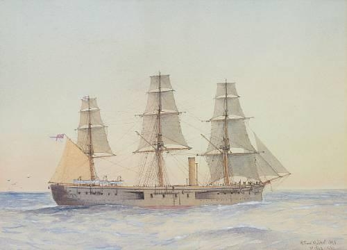 William Frederick Mitchell | 8 works: Ship portraits | MutualArt
