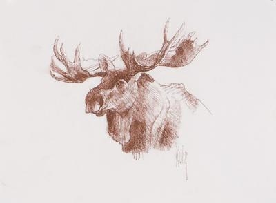 Bob Kuhn | Moose | MutualArt