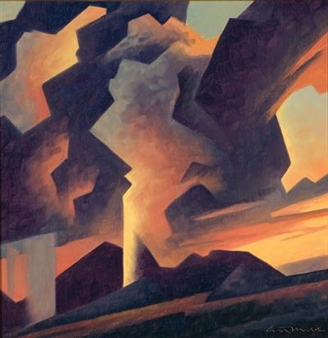 Ed Mell | Rainbow Hills (2001) | MutualArt