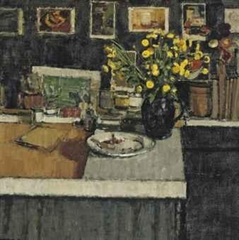 William Brooker | Composition in the Studio (1959) | MutualArt