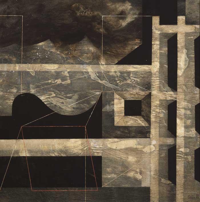 Colin Middleton | WOMAN WITH OWLS (1967) | MutualArt