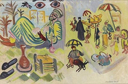 Israel Paldi | Marketplace (1925) | MutualArt