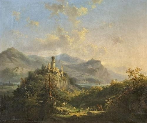 German School, 19th Century | Dante and Virgil Encountering Ulysses and ...