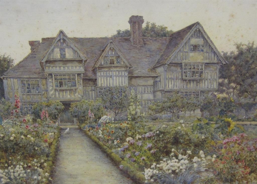 Ernest Arthur Rowe | A Country House Garden | MutualArt