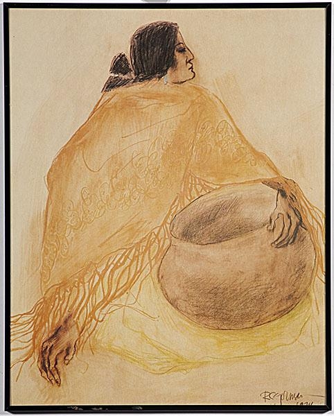 R.C. Gorman | Portrait (1977) | MutualArt